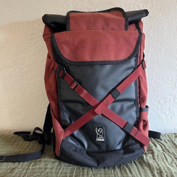 Chrome Industries | Bags | Chrome Industries Backpack Red | Poshmark
